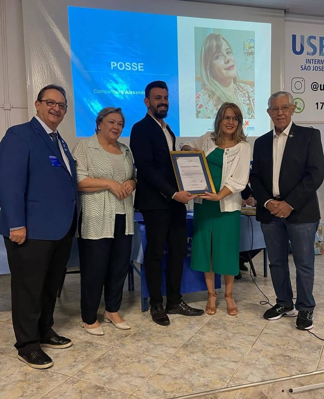 Rotary Club de São José do Rio Preto - Alvorada empossa nova associada