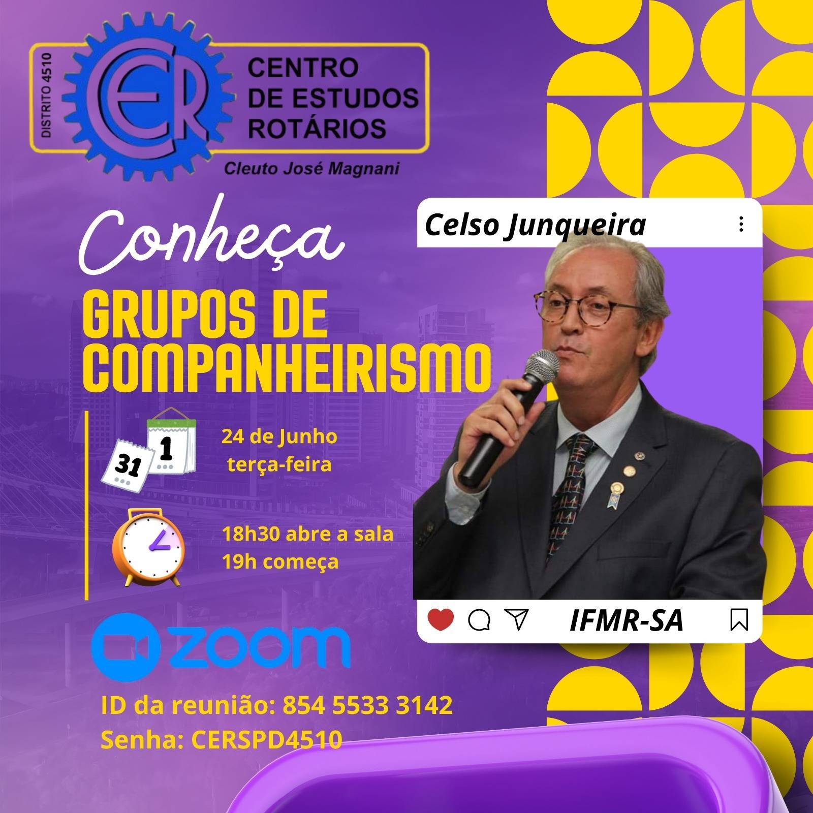 Rotary Club de São José do Rio Preto Convida Para Reunião On Line com o ...